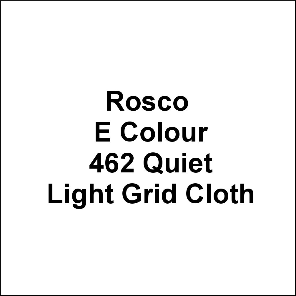 Rosco E Colour 462 Quiet Light Grid Cloth Diffusion Lighting Gel