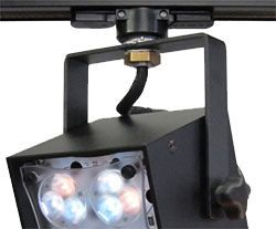 Rosco Miro Cube Juno Track Light Adapter Yoke - BarnDoor Lighting