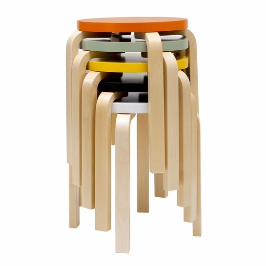 Artek Alvar Aalto Anniversary Colors Stool E60 - Artek Alvar Aalto E60 ...