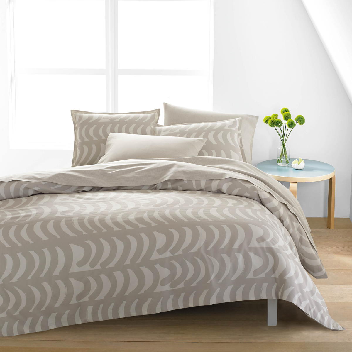 Marimekko Muru Grey Sheet Set - Twin XL - Marimekko Ruutu-Unikko / Muru ...