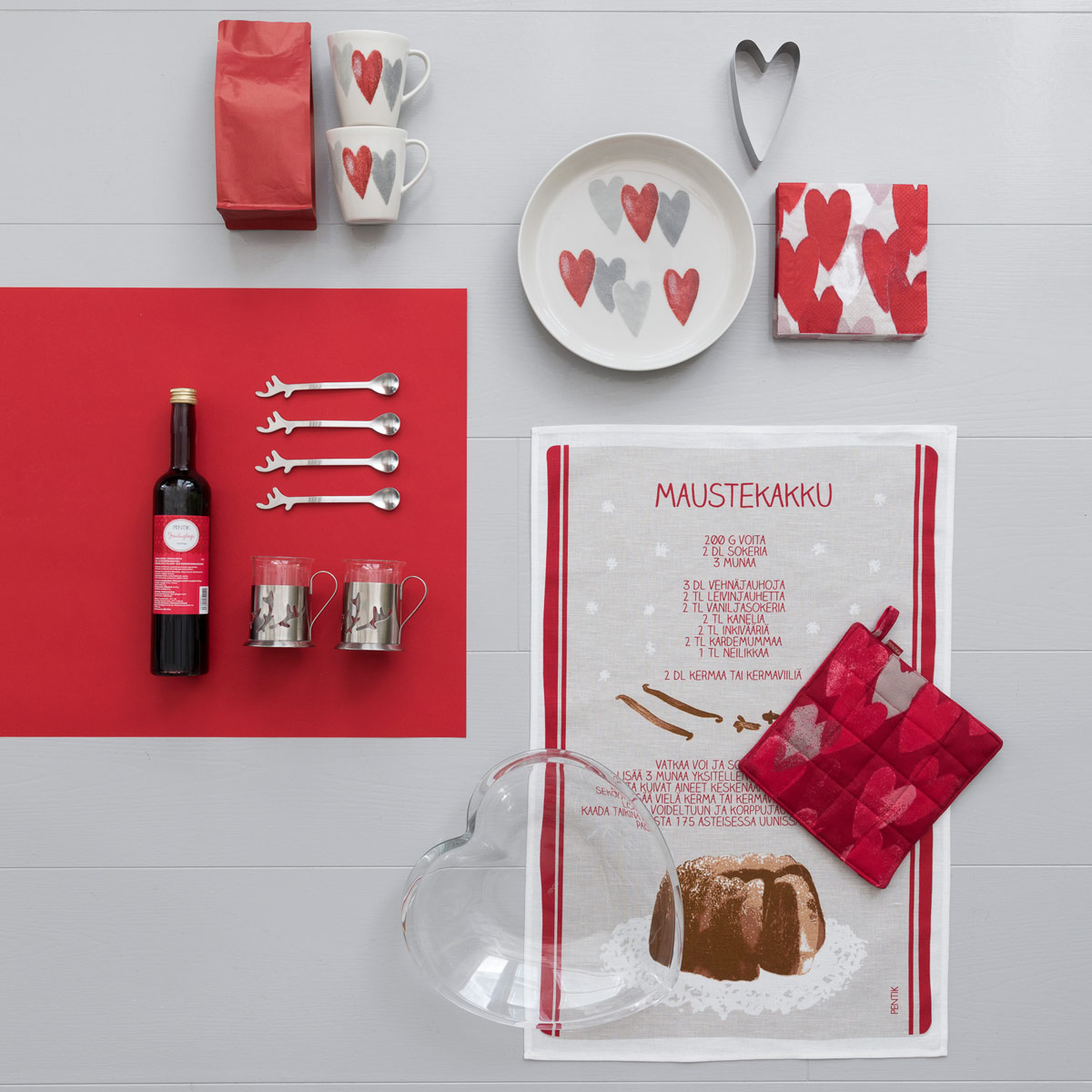 Pentik Sydan (Heart) Mug - Made in Finland