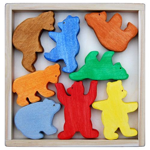 Stacking Bears Puzzle - Made in Finland