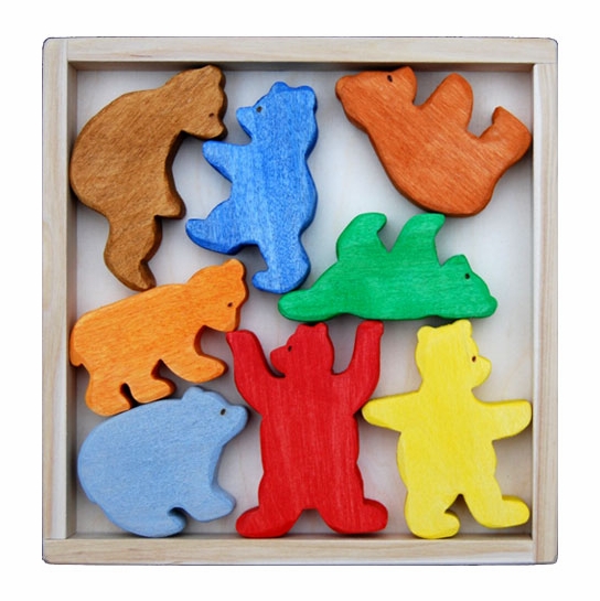 Stacking Bears Puzzle - Made in Finland