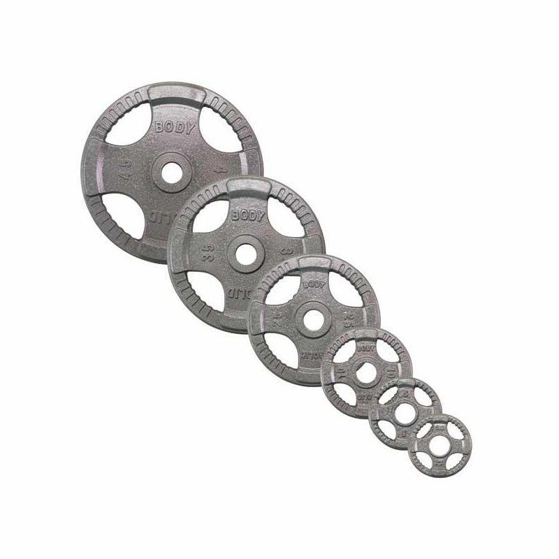 Body Solid Olympic Grip Weight Plate Set - 255lbs