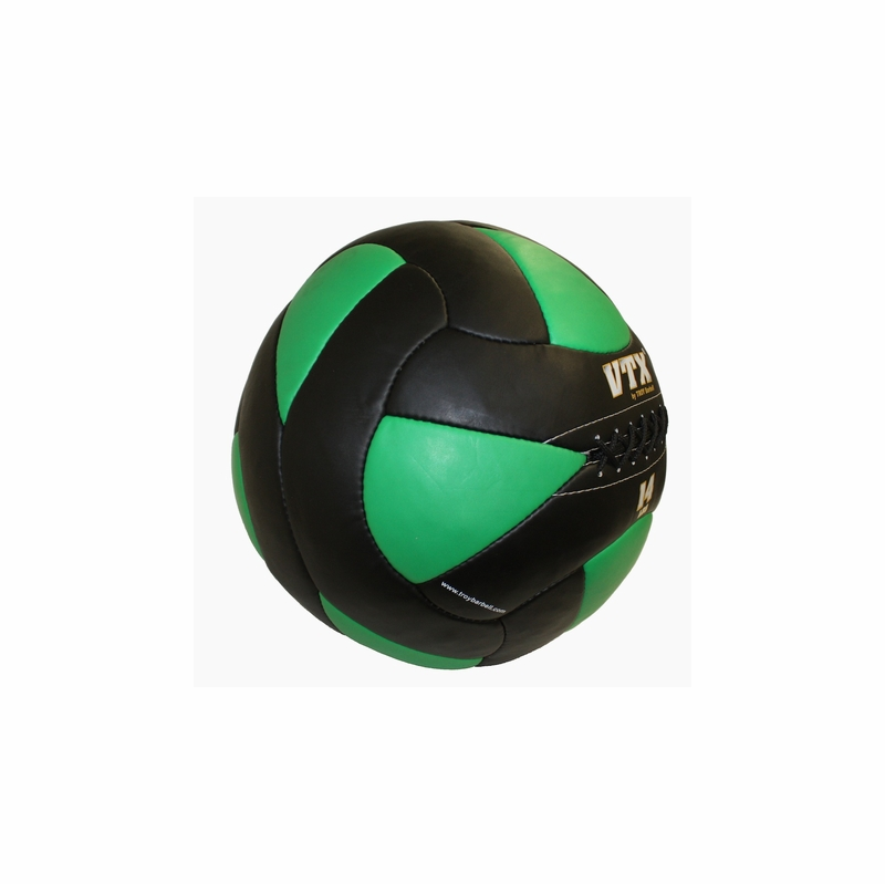 VTX Leather Wall Ball Set W/Rack