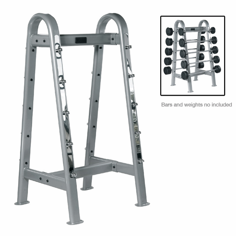 York ETS Fixed Straight & Curl Barbell Rack