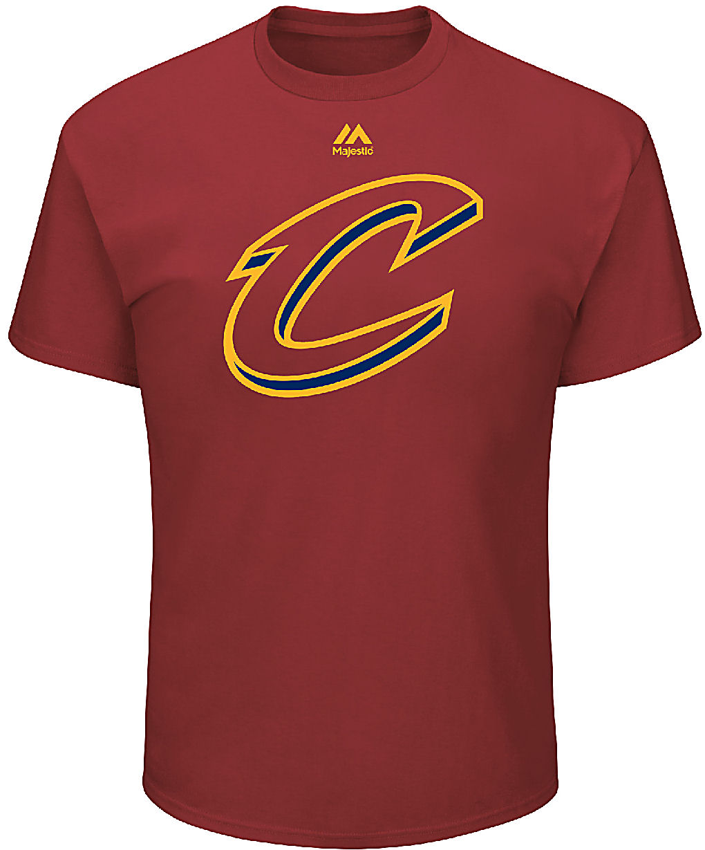 Cleveland Cavaliers Mens Garnet Logo 2 Basketball Short Sleeve T Shirt ...