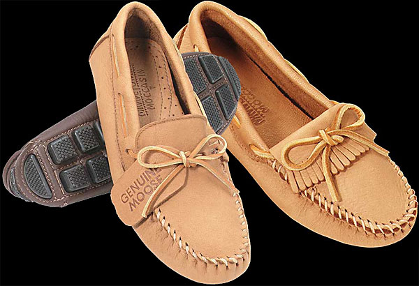 Men's & Women's Genuine Moose Driving Moccasin Shoe