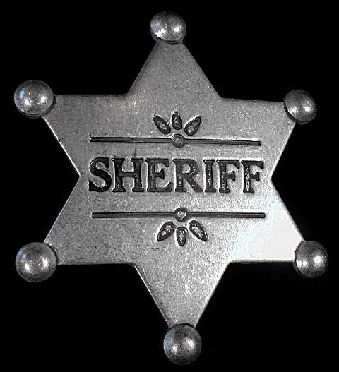 Sheriff Badge, Replica