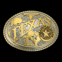 Texas Belt Buckle - Montana Silversmiths