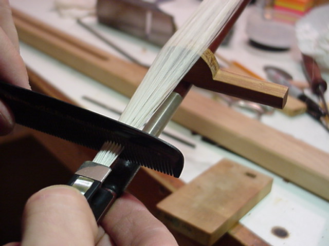 Bow Rehair for Violin, Viola or Cello