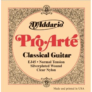 D'Addario EJ45 Pro-Arte Nylon Classical Guitar Strings, Normal Tension