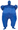 Inflatable Skin Suits, Fat Body Suit Costume, Blue Chub Suit