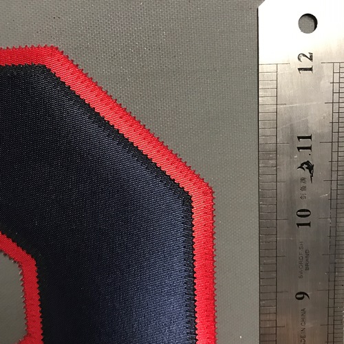 Homegrown iStitch 2 Color 12 inch Tackle Twill Numbers | Two Layers No Sew
