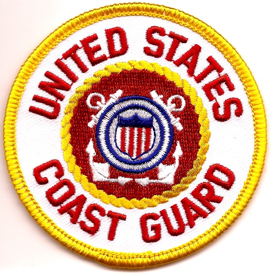 High Quality 3" in Diameter United States Coast Guard Seal Embroidered ...