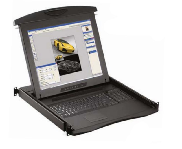 19Inch Rackmount LCD Monitor Drawers with KVM Switches