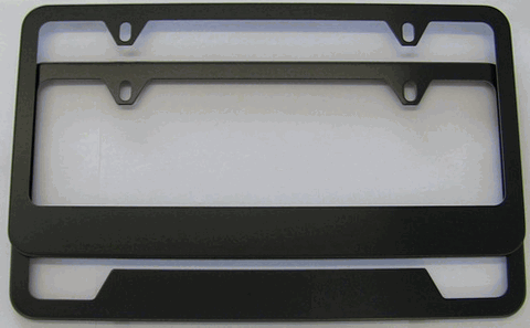 Black Anodized Aluminum License Frame