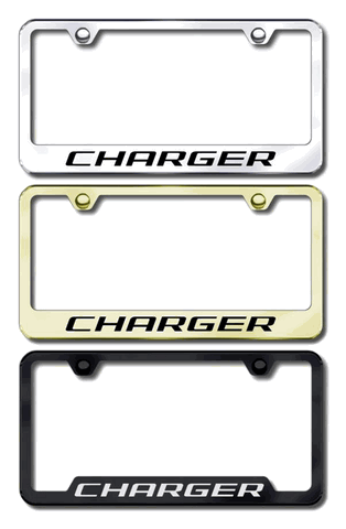 Charger License Plate Frames