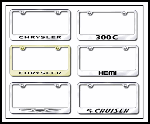 Chrysler License Plate Frames