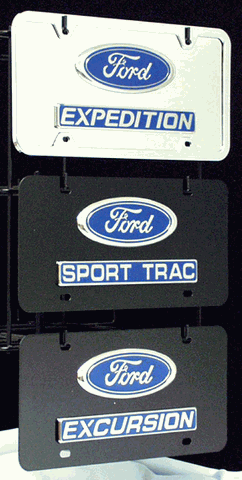 Ford License Plate - Logo Tag