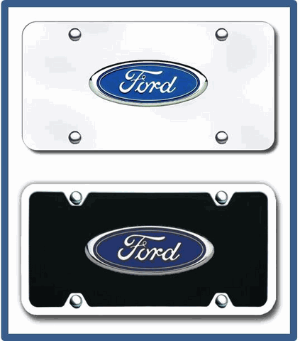 Ford Logo License Plates