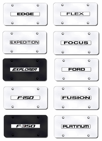 Ford Name License Plate