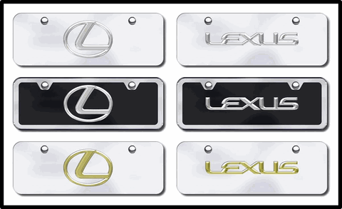 Lexus Half-Size License Plates