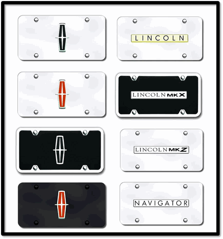 Lincoln License Plates