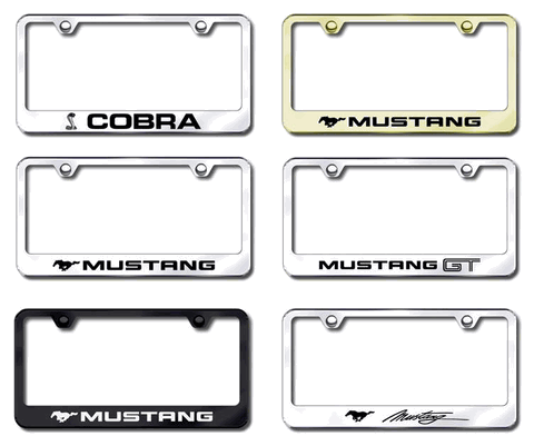 Mustang License Plate Frames