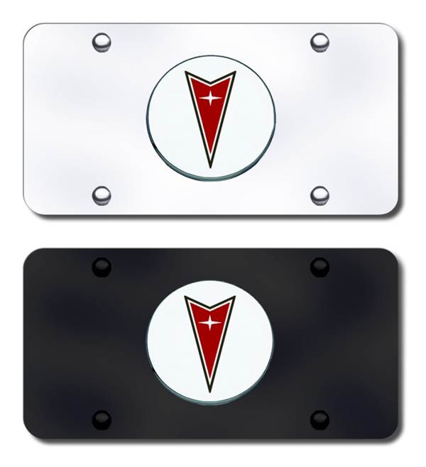 Pontiac Logo License Plate