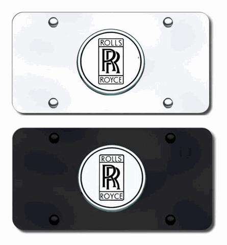 Rolls Royce License Plate