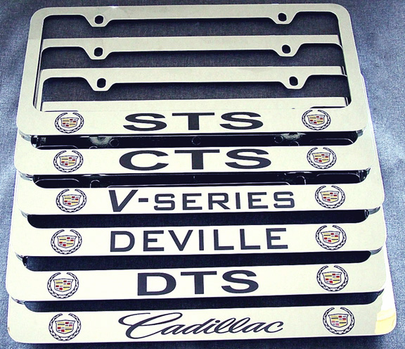 Cadillac LOGO license plate frames - CADILLAC