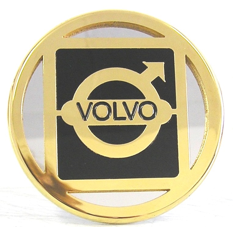 Volvo Gold Logo Hitch Cover - Tow Plug - VOLVO