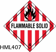 HML407 - FLAMMABLE SOLID LABEL