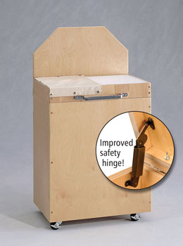 AMACO Clay Cart with Wedging Board