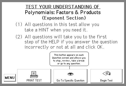 Practice Test with Hints