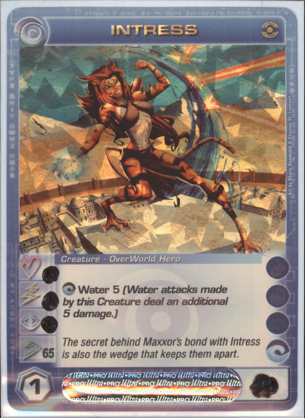 INTRESS Chaotic SR Foil Card & Code MAX SPEED STAT OF 65 Dawn of Perim