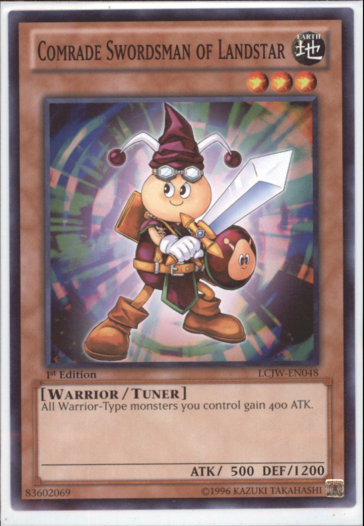 LCJW-EN048 COMRADE SWORDSMAN OF LANDSTAR Common Yugioh Joey's World Card