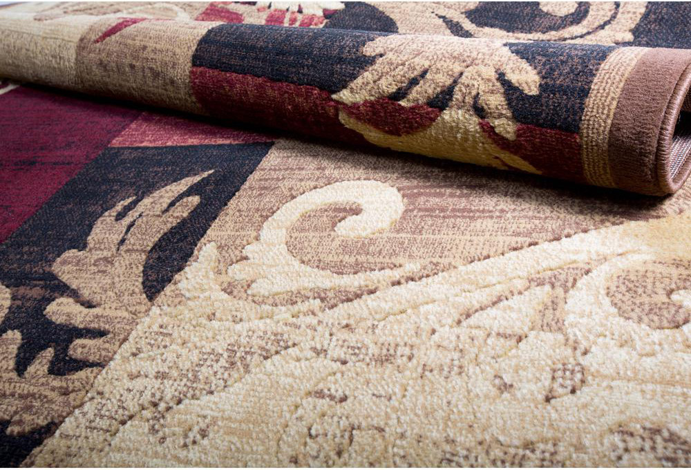 Home Dynamix Area Rugs: Catalina Rug: 1258-539 Brown/Red - Contemporary ...