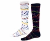 Colorful Paint Splatter Knee High Athletic Socks - 2 Color Options ...