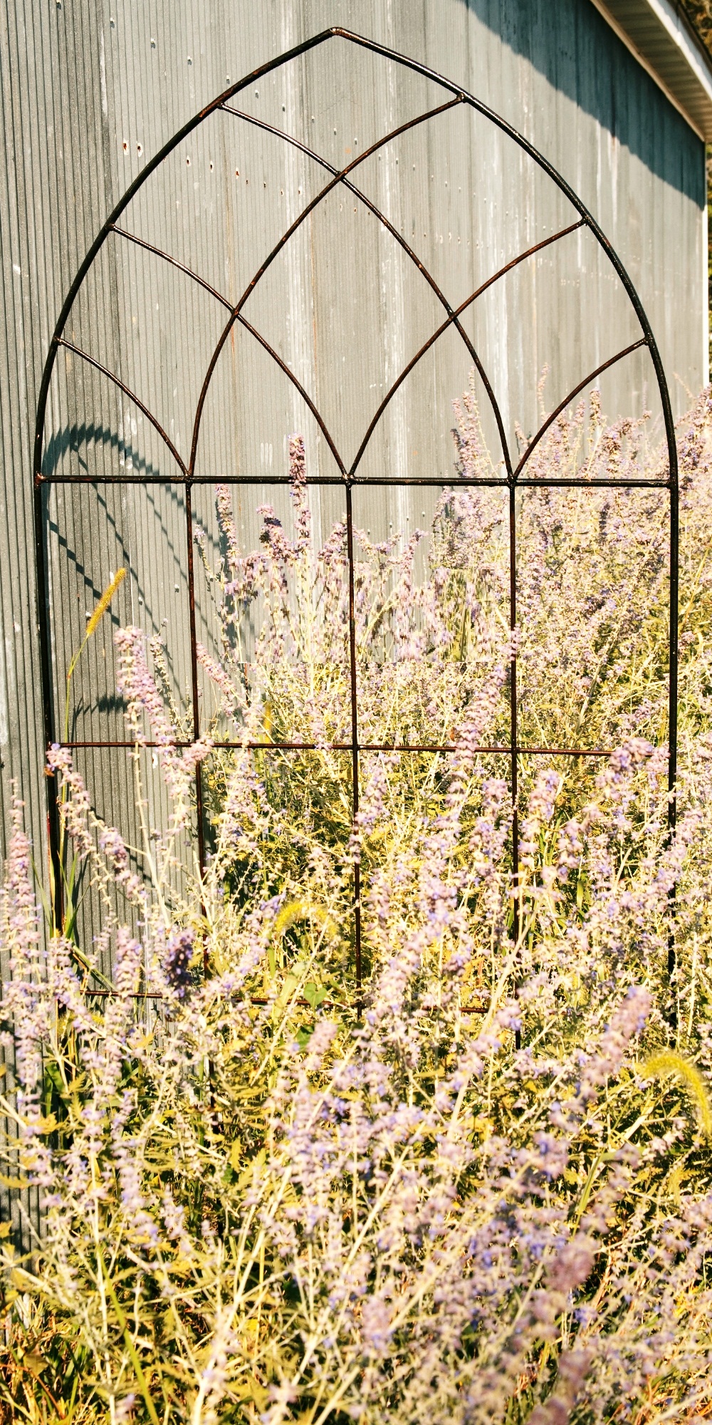 75" Mission Flower Trellis for Your Garden