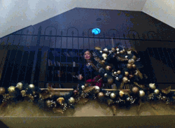 Custom Loft Railing using 4' Fence