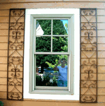 New Orleans Wrought Iron Exterior Window Shutters