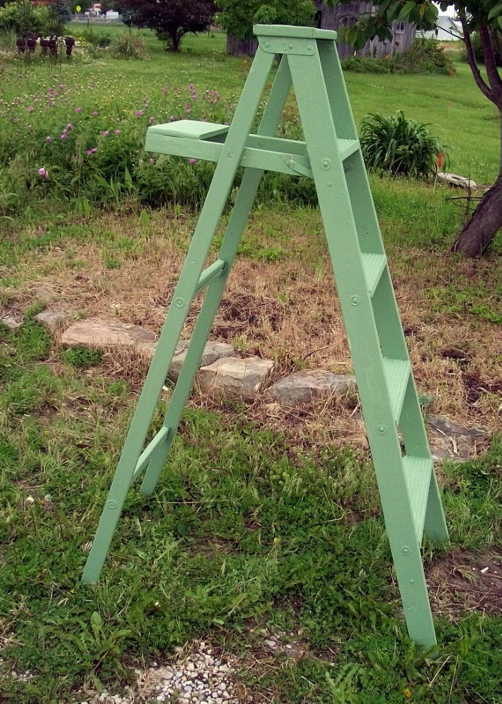 Vintage Wooden 5 Step Ladders - Styles Vary
