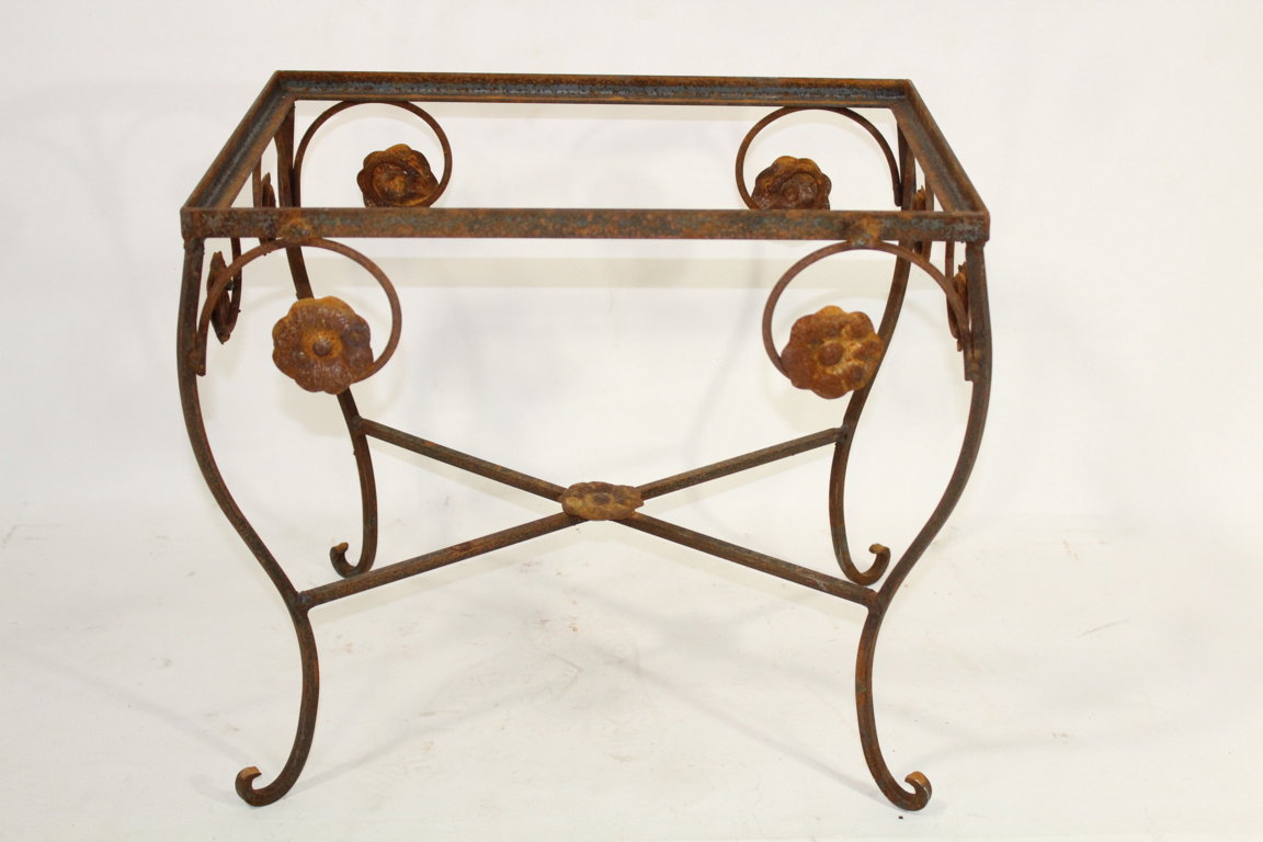 Wrought Iron Rectangle Table - Exterior and Outdoor Furniture