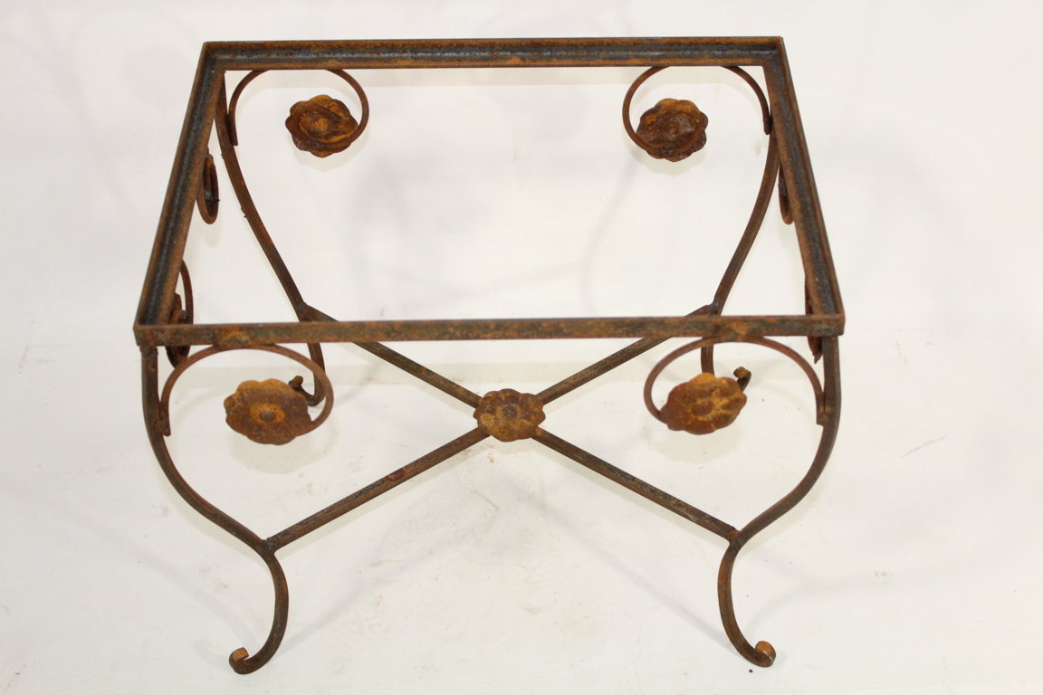 Wrought Iron Rectangle Table - Exterior and Outdoor Furniture