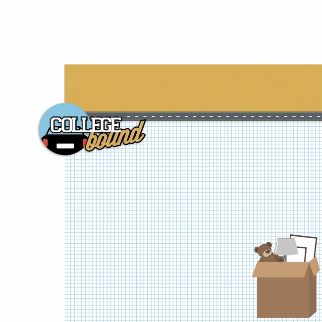 College: College Bound 2 Piece Laser Die Cut Kit