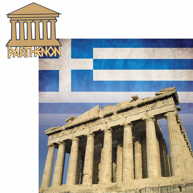 Greece: Parthenon 2 Piece Laser Die Cut Kit