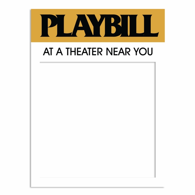 On Stage: Playbill Laser Die Cut