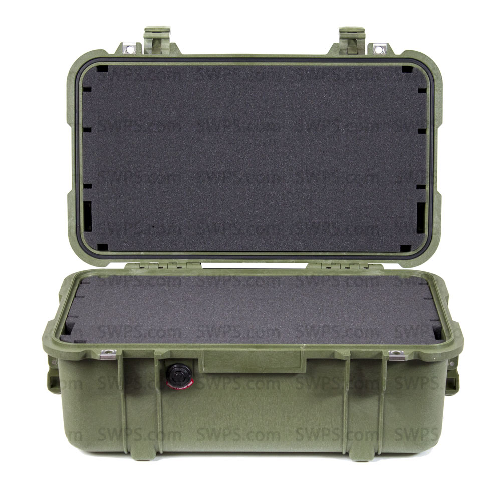 Pelican 1460 Case With Foam - OD GREEN - 200 MOQ from SWPS.com